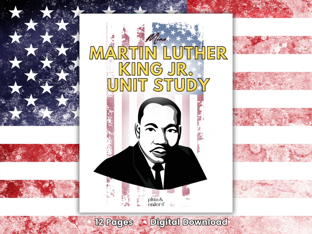 MLK Jr. Inspired Mini Unit Study for Young Learners (ages 5-8) - Etsy