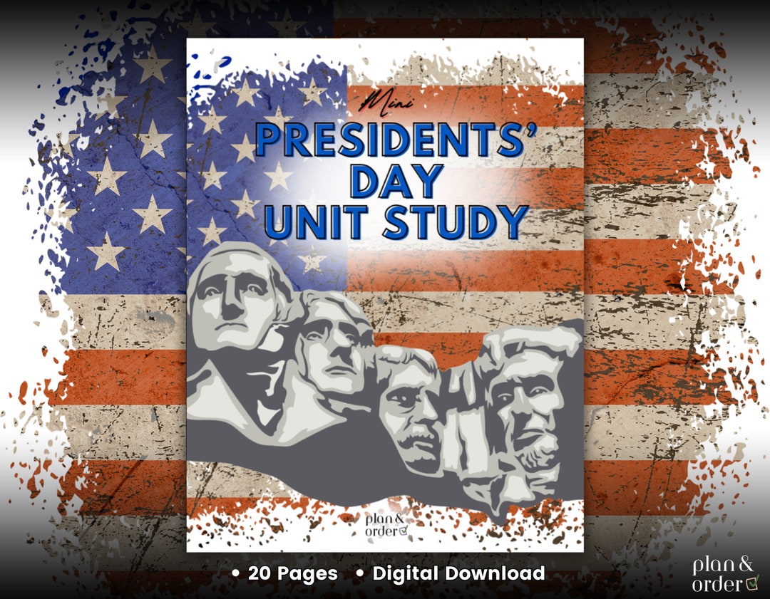 Presidents' Day Unit Study (mini) - Etsy