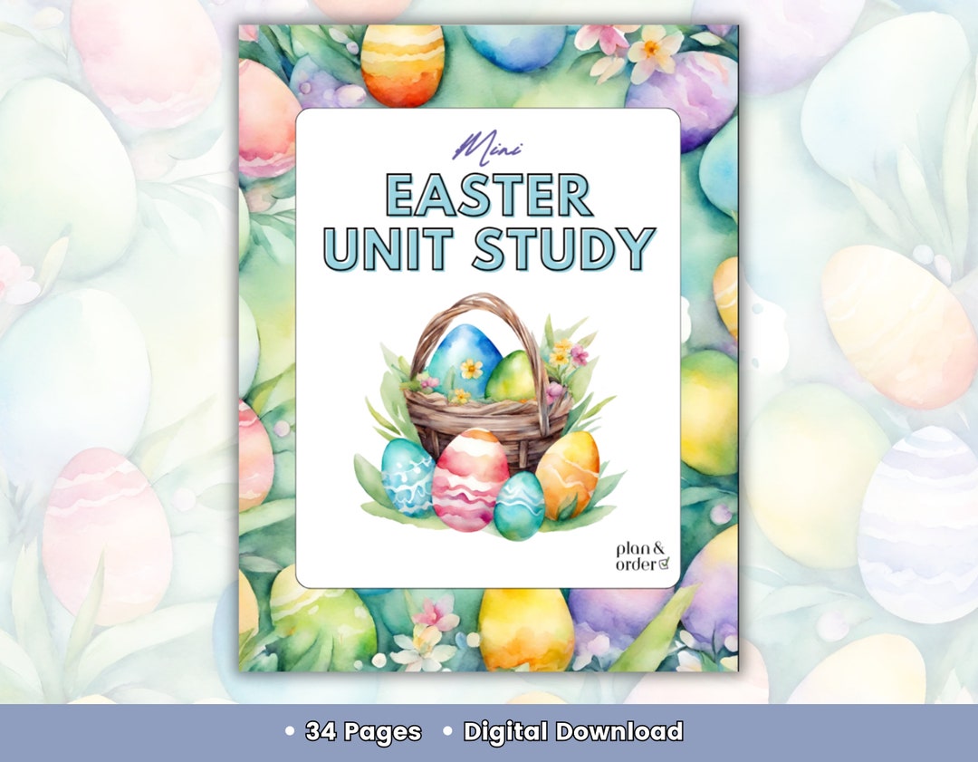 Mini Easter Unit Study - Etsy