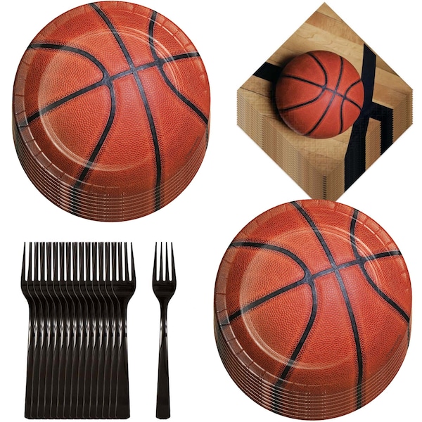 Basketball Party Plates and Napkins - Etsy