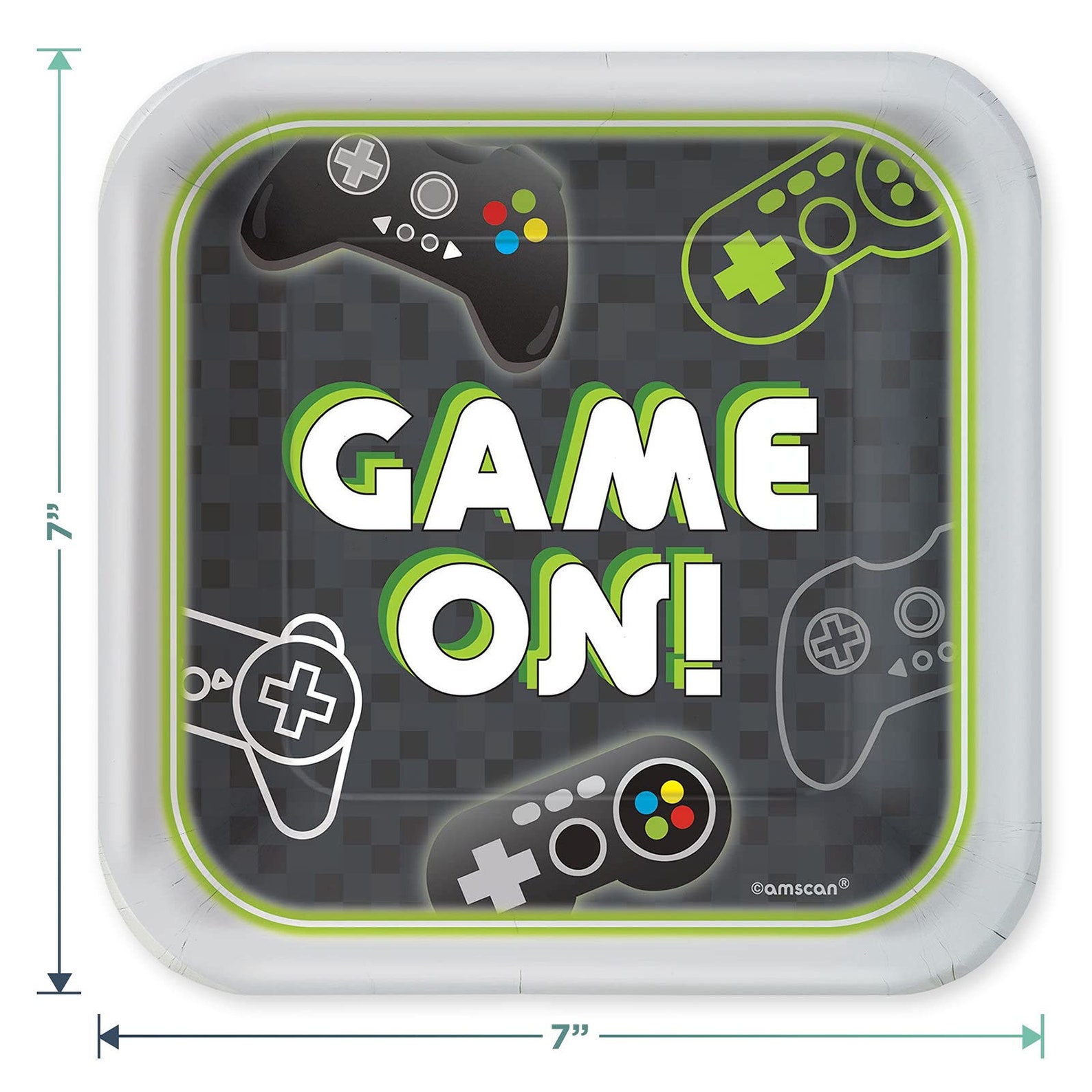 Video Game Party Level up Gamer Paper Dessert Plates Napkins - Etsy