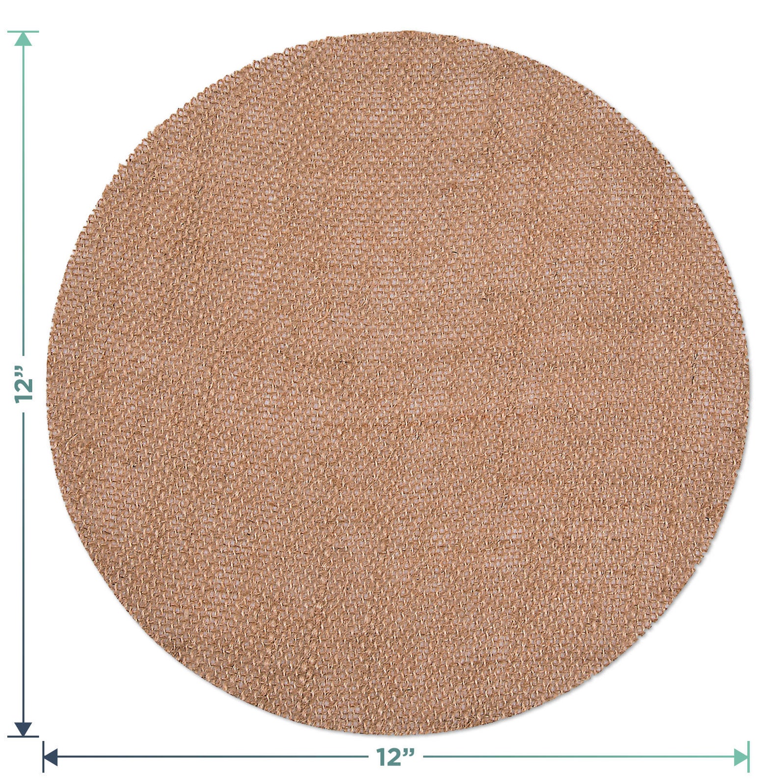 Burlap Round Placemats 12 Diameter Burlap Circle - Etsy