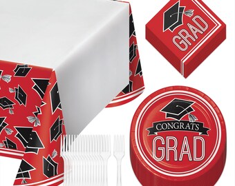 Red Graduation Party - Etsy