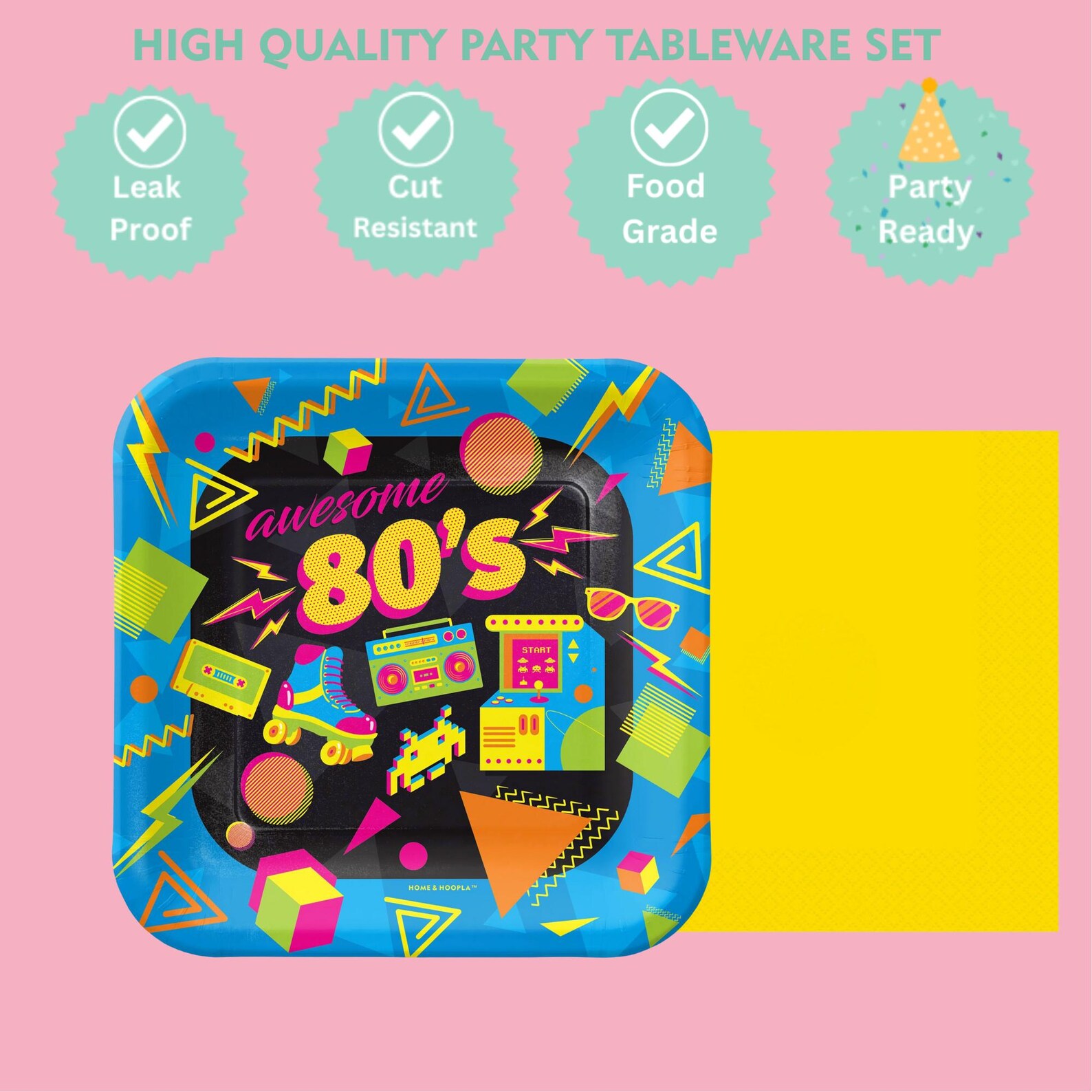 80s Party Supplies - Totally Awesome Throwback Theme 1980's Icons ...