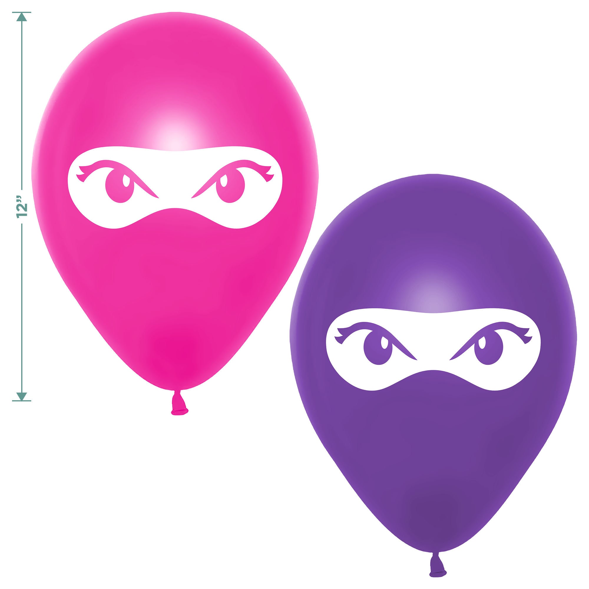 Pink Ninja Party Pack Pink and Purple Ninja Girl Paper - Etsy