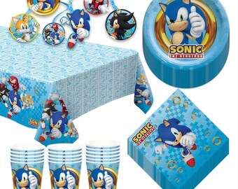 Sonic Party Plates - Etsy