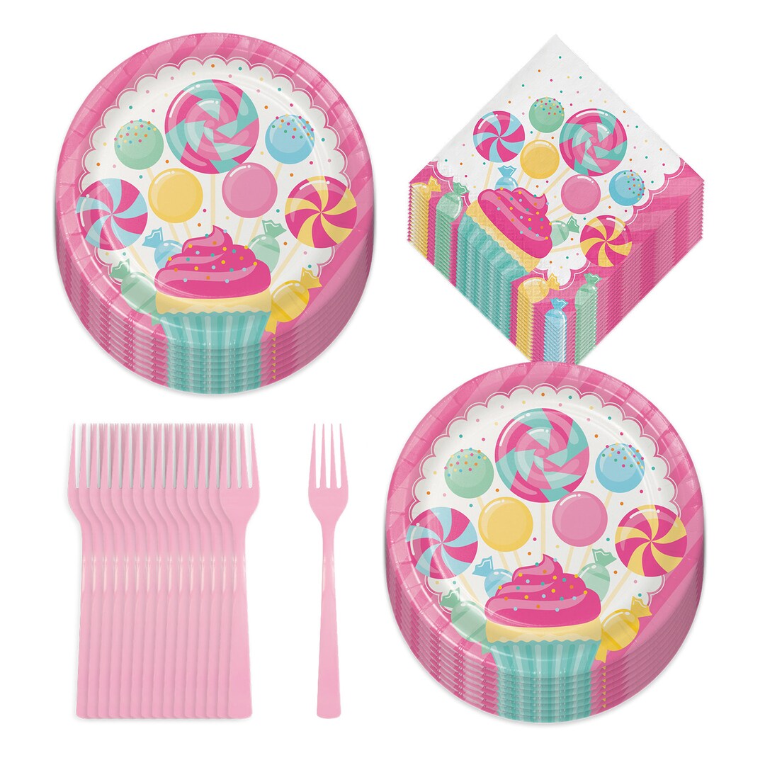 Candy Party Supplies - Sweet Treats Ice Cream, Cupcakes, and Candy Land ...