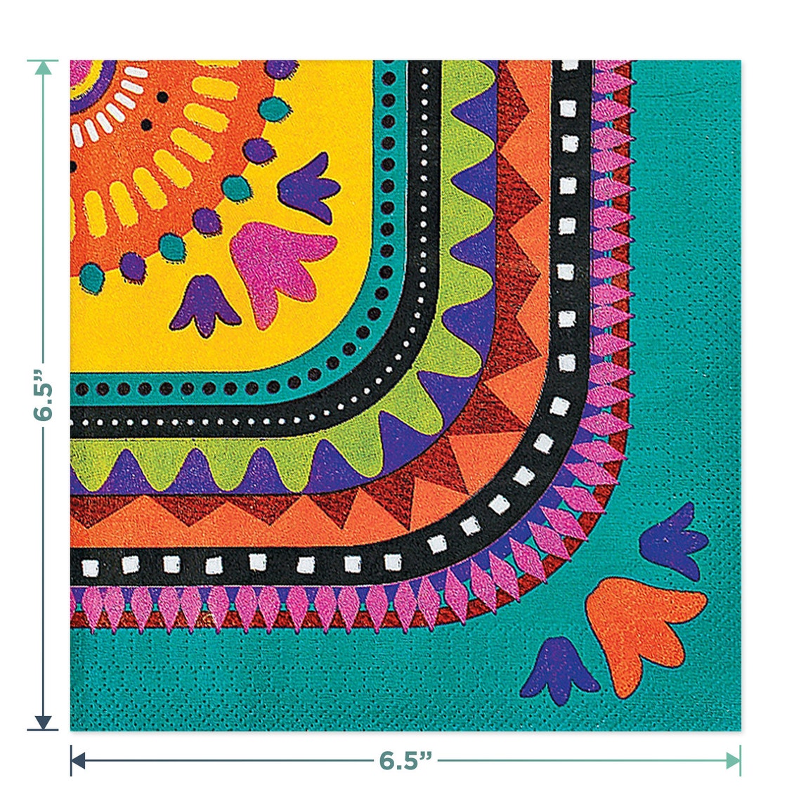 Teal Fiesta Party Pack Cups Plates Napkins for Cinco De - Etsy