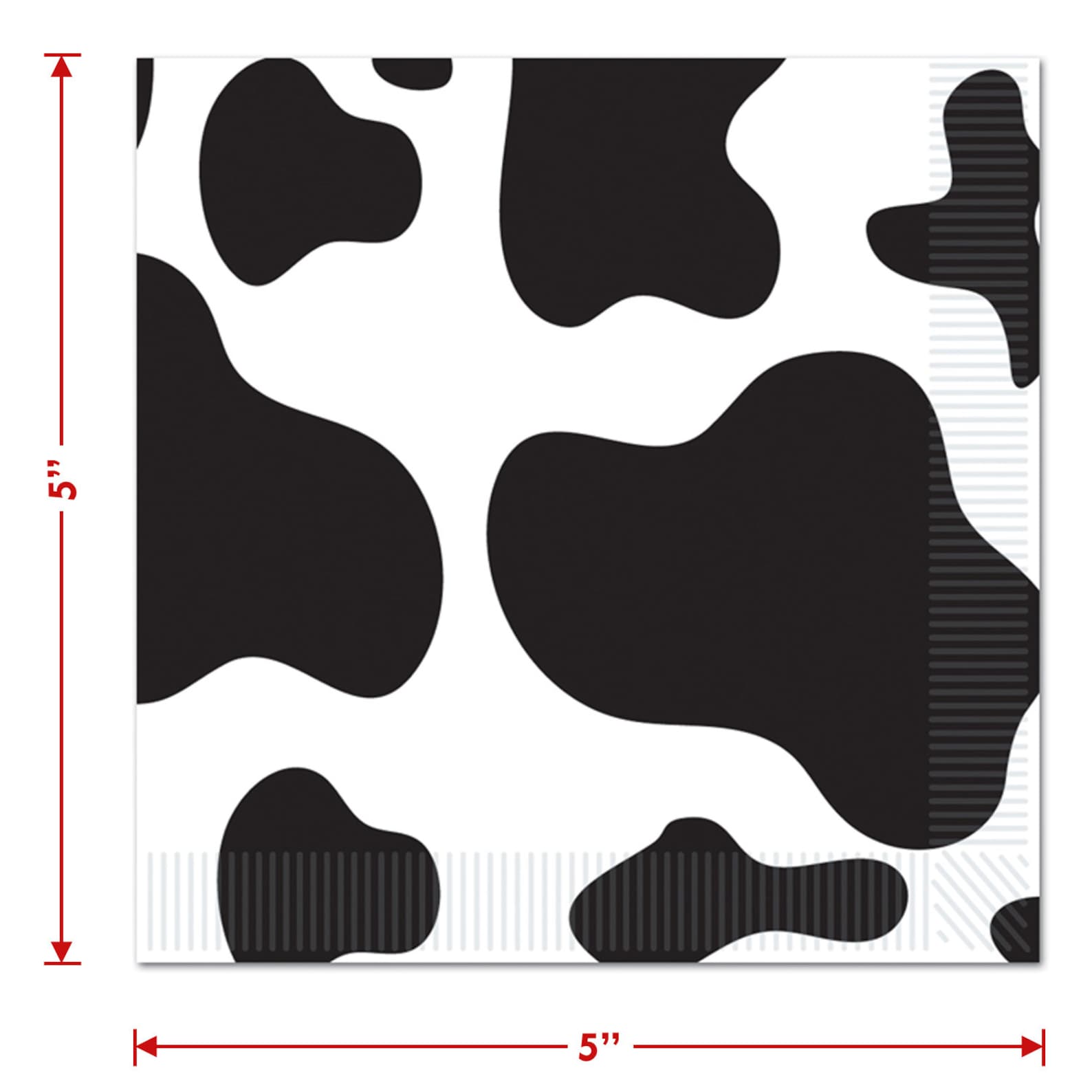 Cow Print Party Supplies Black and White Cow Print Paper - Etsy