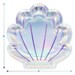 Mermaid Shine Party Supplies Metallic Clam Shell Shaped Paper Dinner ...