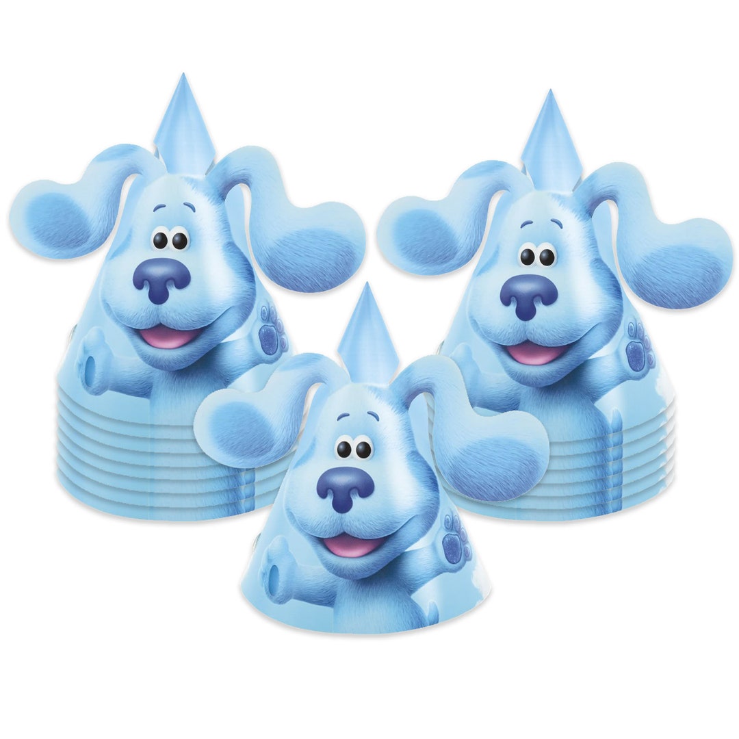Blue's Clues Party Supplies - Blues Clues Theme Cone Party Hat With Pop ...