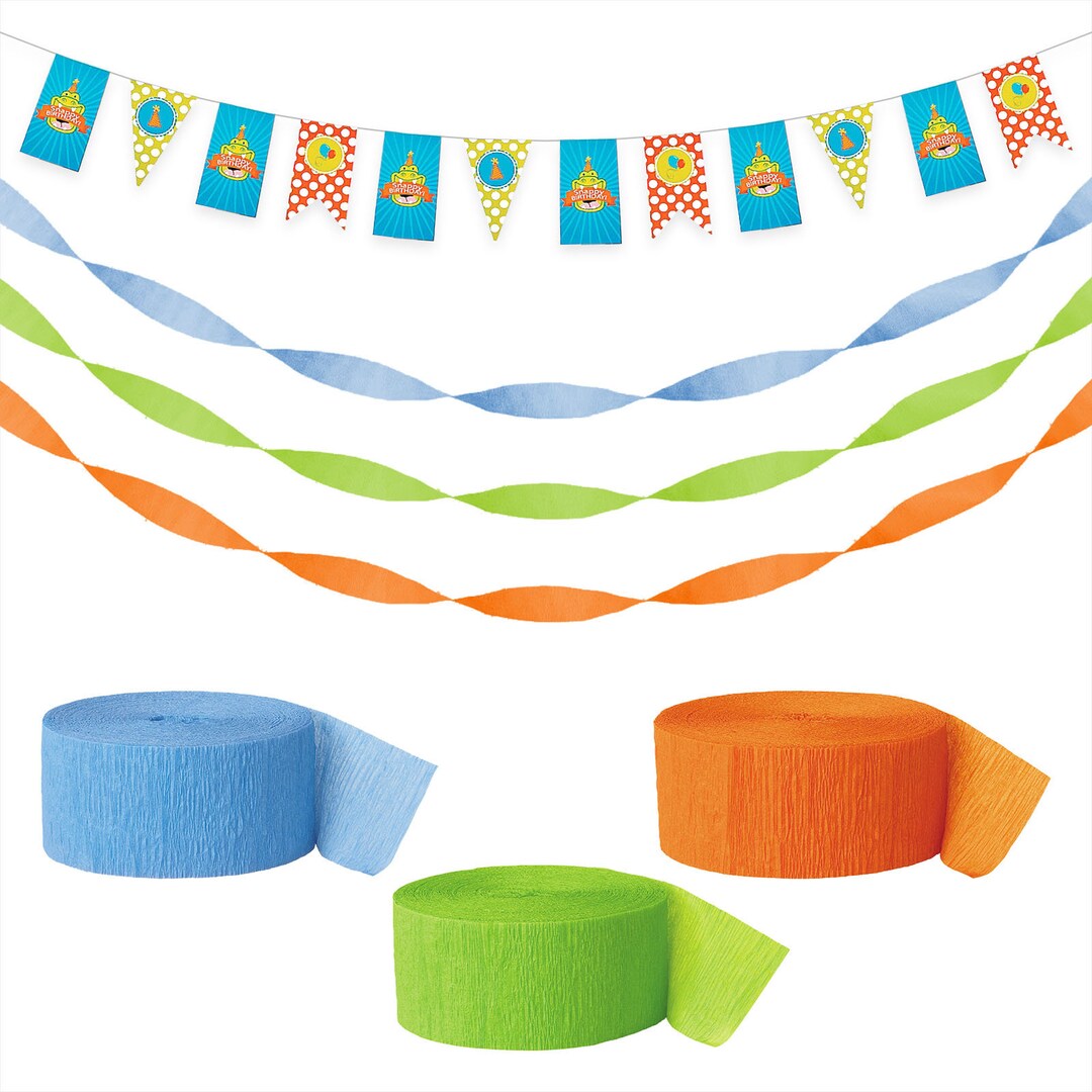 Alligator Party Supplies Gator Banner Garland With Blue - Etsy