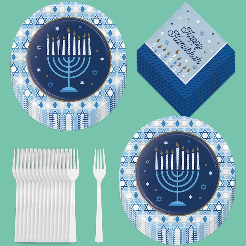 Hanukkah Plates 10 - Etsy