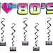 80's Party Decorations - I Love the 80's Streamer Garland and Cassette ...