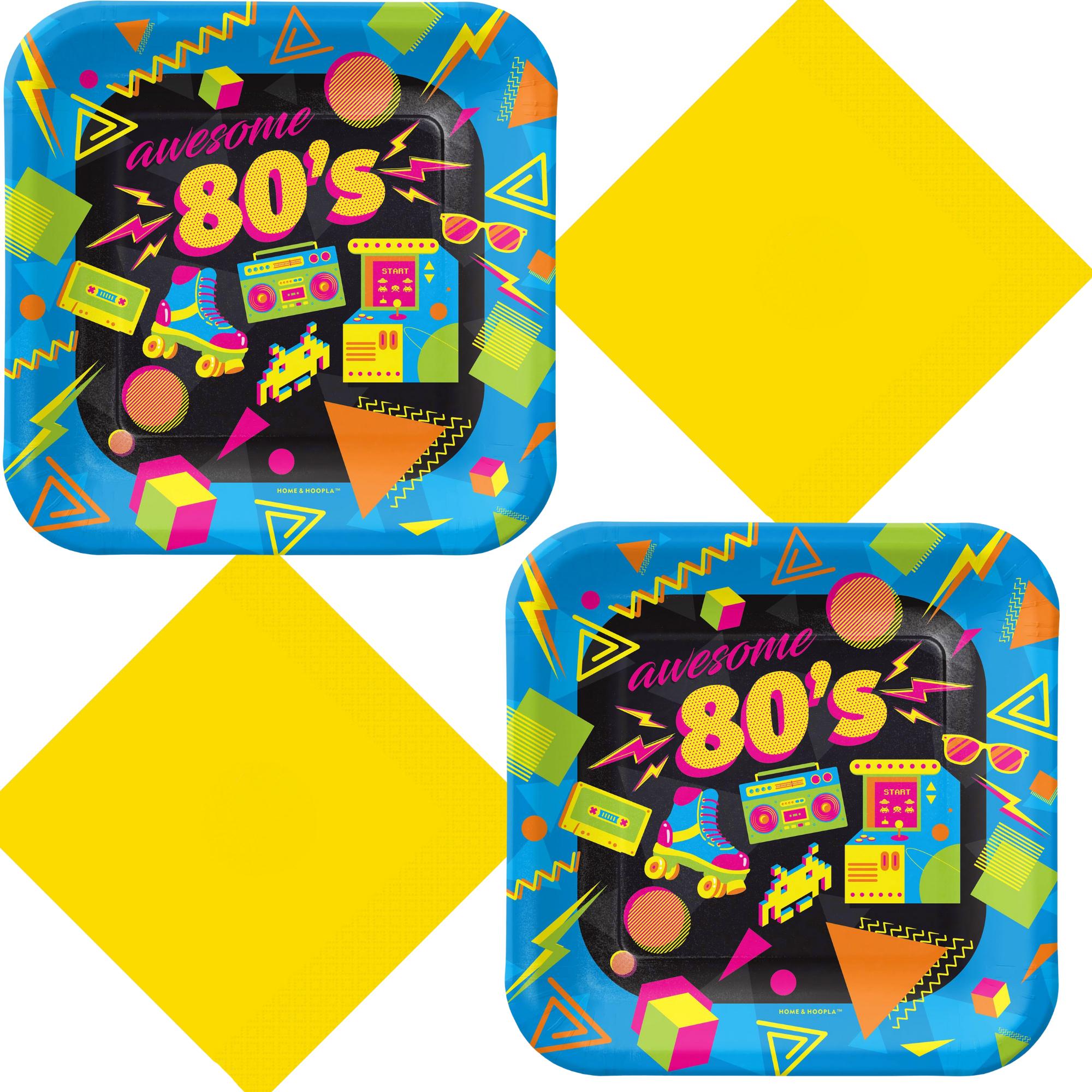 80s Party Supplies - Totally Awesome Throwback Theme 1980's Icons ...
