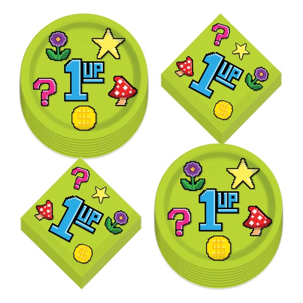 Mario Paper Plates - Etsy