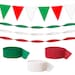 Italian Party Supplies - Italy Flag Red, White, and Green Crepe ...