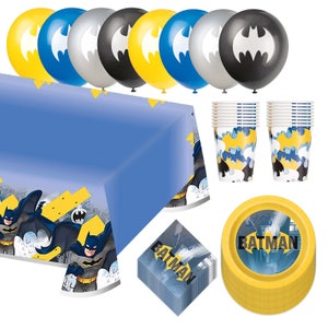 Batman party decorations - Etsy