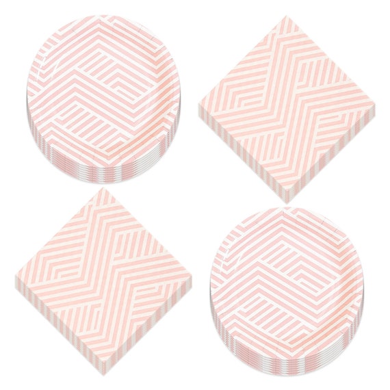 Chevron Dessert Plates