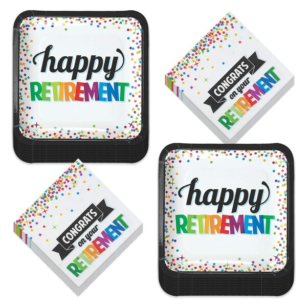 Retirement Plates and Napkins - Etsy