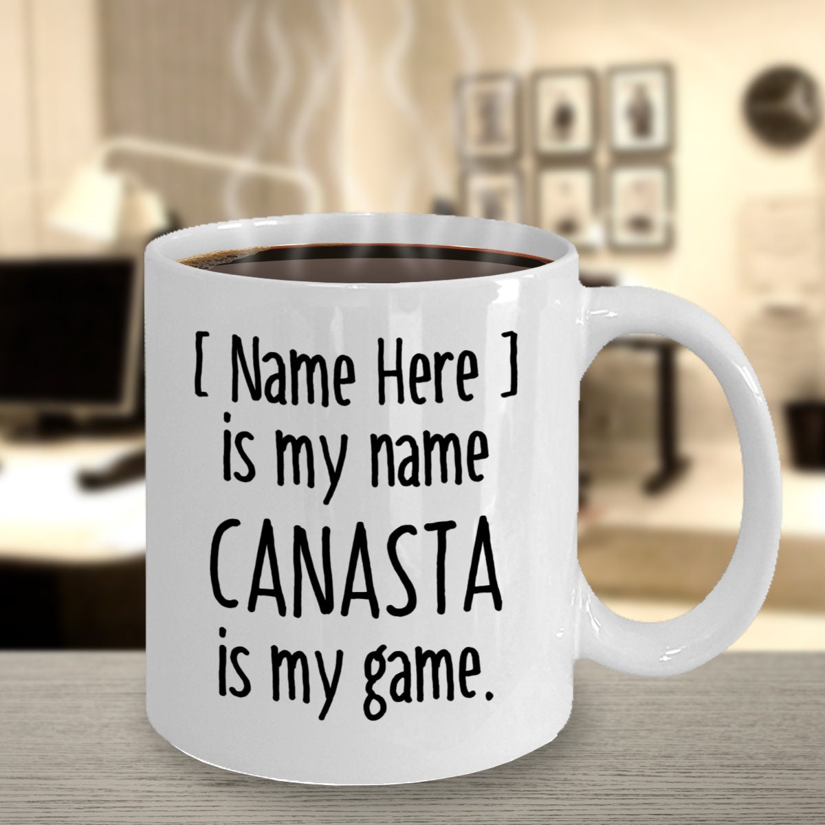 Personalized Canasta Coffee Mug, Canasta Gift, Funny Canasta Gift ...