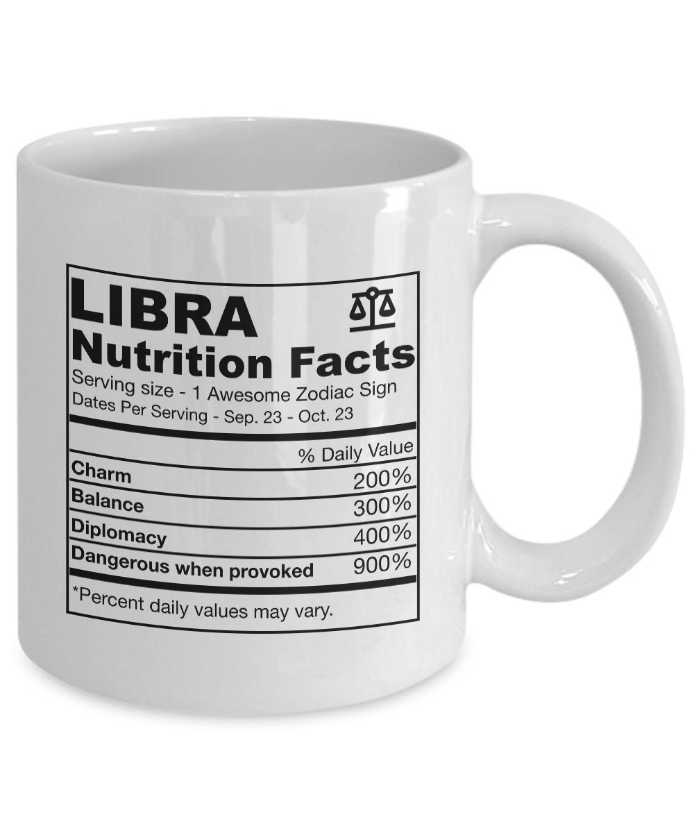 Taza de café Libra, Taza del Zodíaco de Libra, Regalo de Libra, Regalo ...