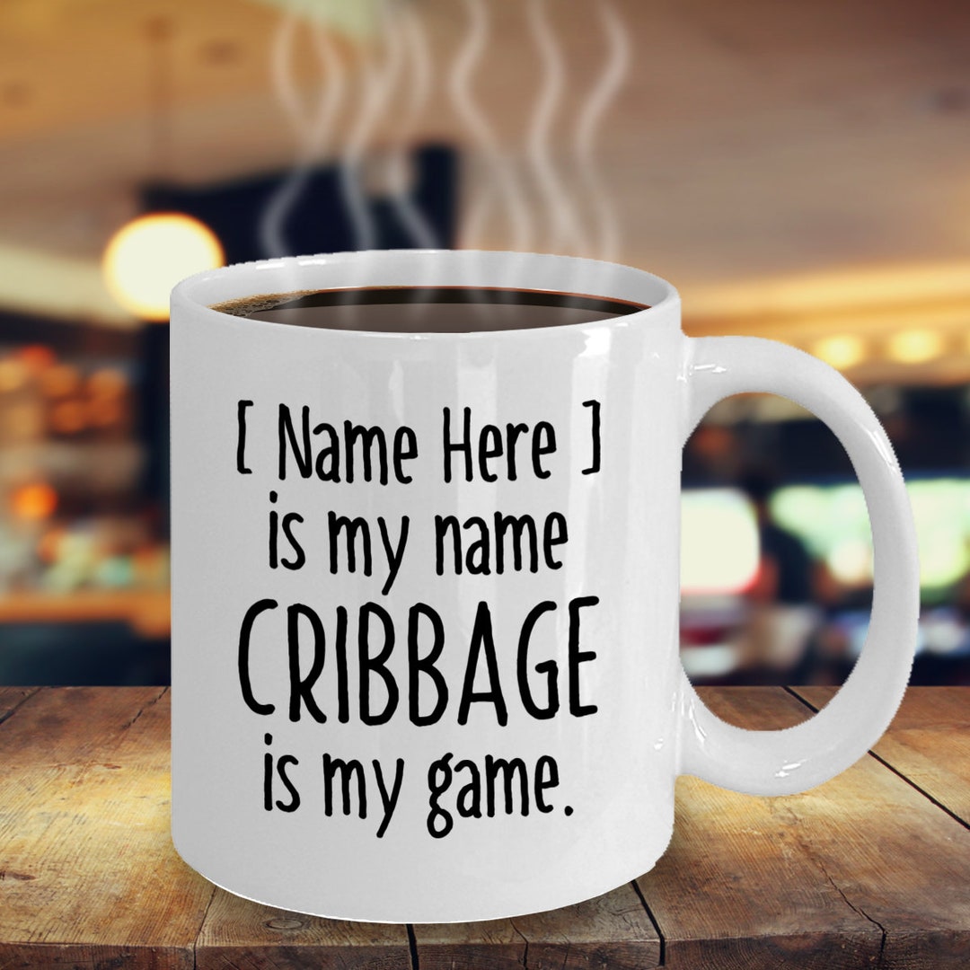 Personalized Cribbage Coffee Mug, Cribbage Gift, Funny Cribbage Gift ...