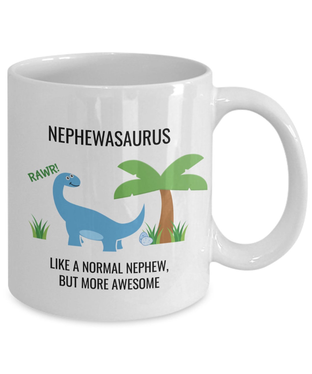 NEPHEW GIFT, Nephew Mug, Nephewasaurus, Nephew Dinosaur Mug, Birthday ...