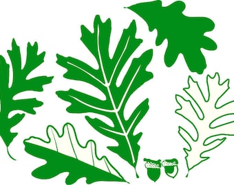 White Oak Tree Decal - Etsy