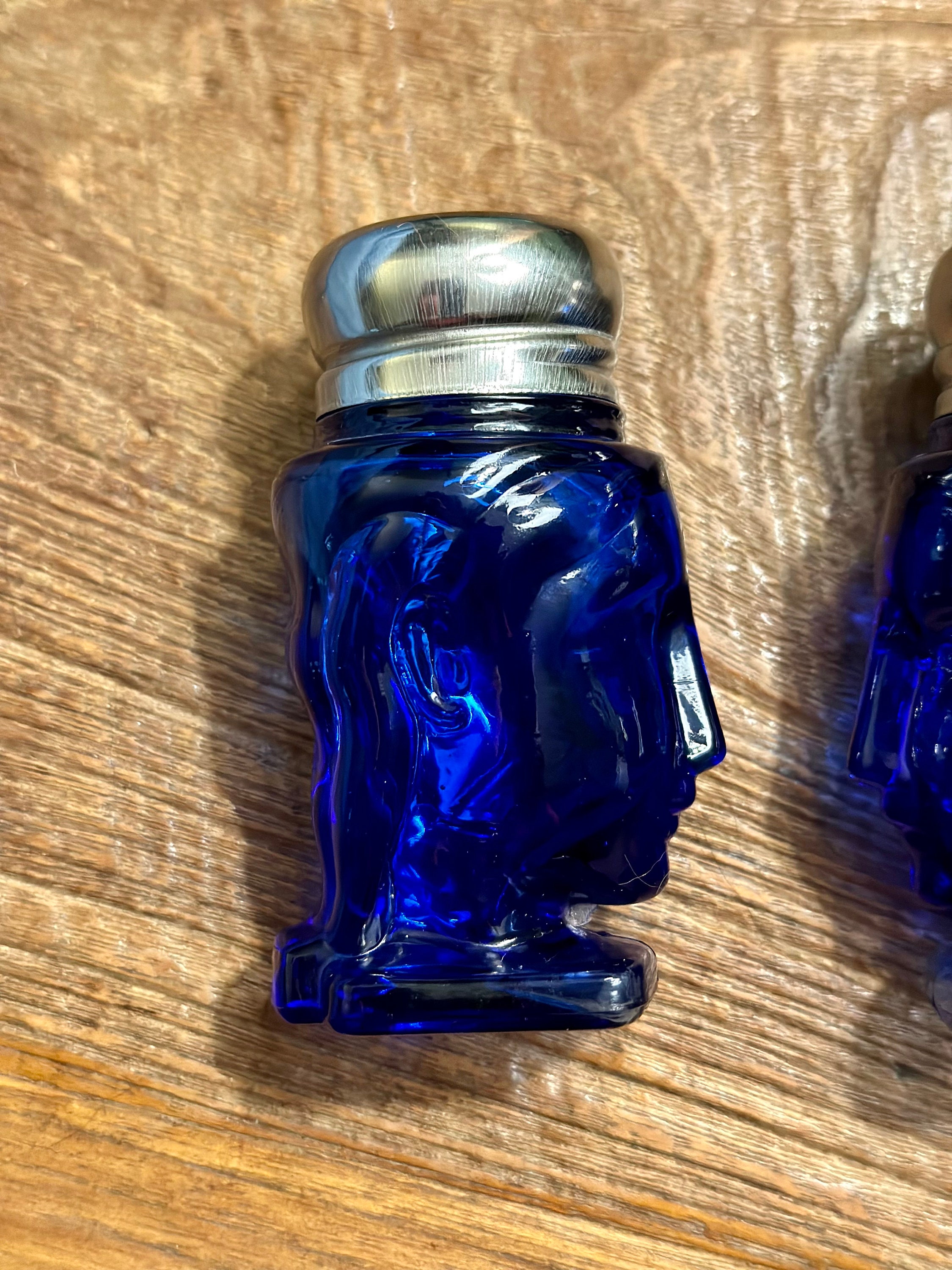 Cobalt Blue Salt & Pepper - Etsy