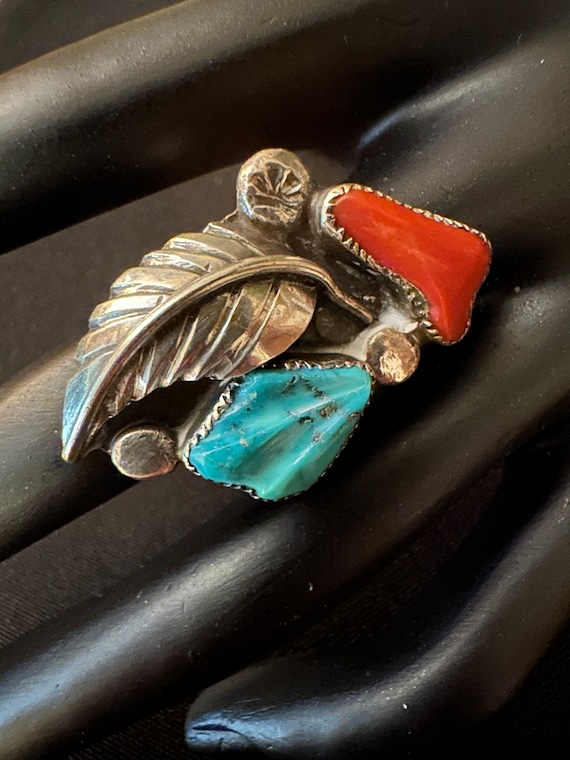 Turquoise Coral Ring by Ben Eustace - Gem