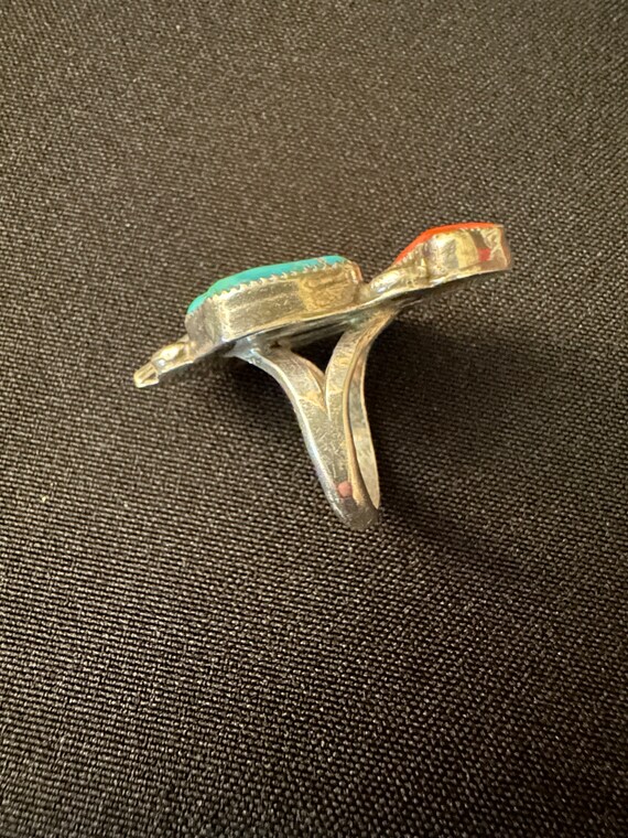 Turquoise Coral Ring by Ben Eustace - Gem