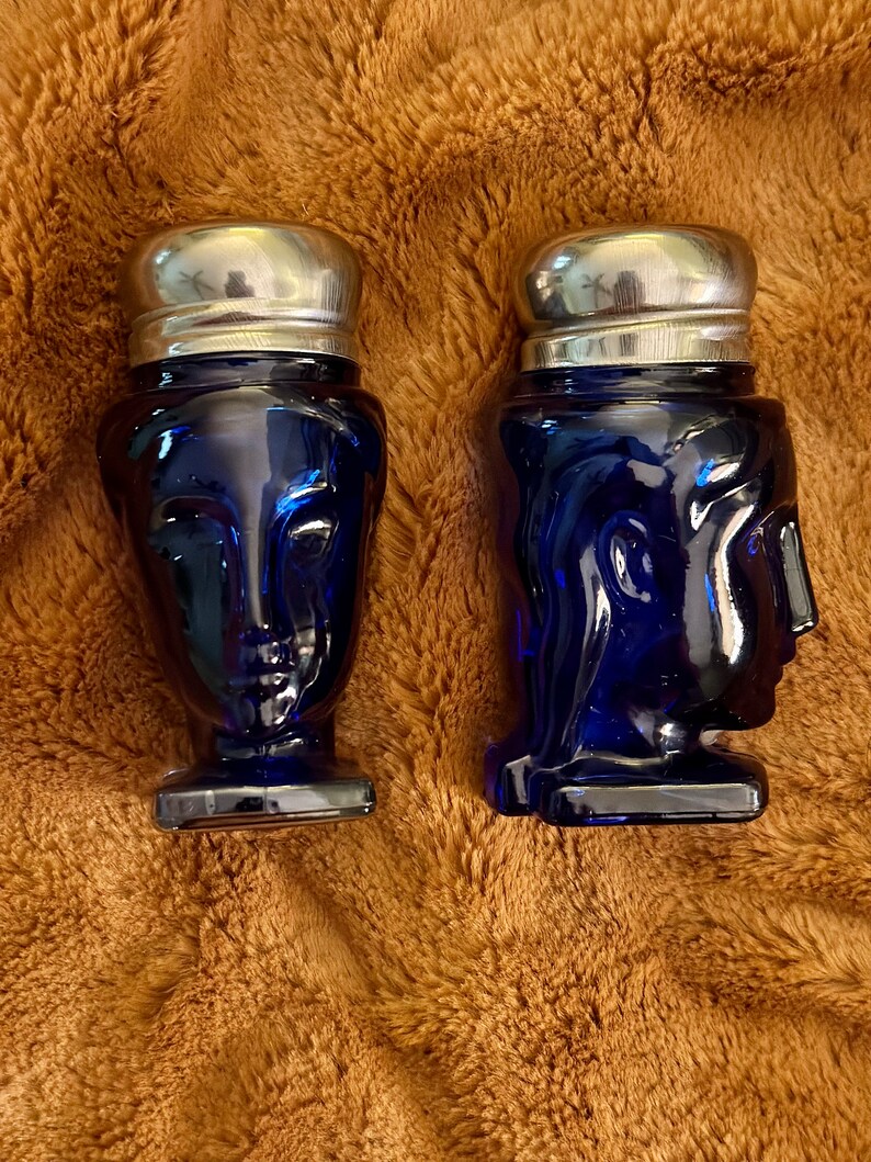 Cobalt Blue Salt & Pepper - Etsy
