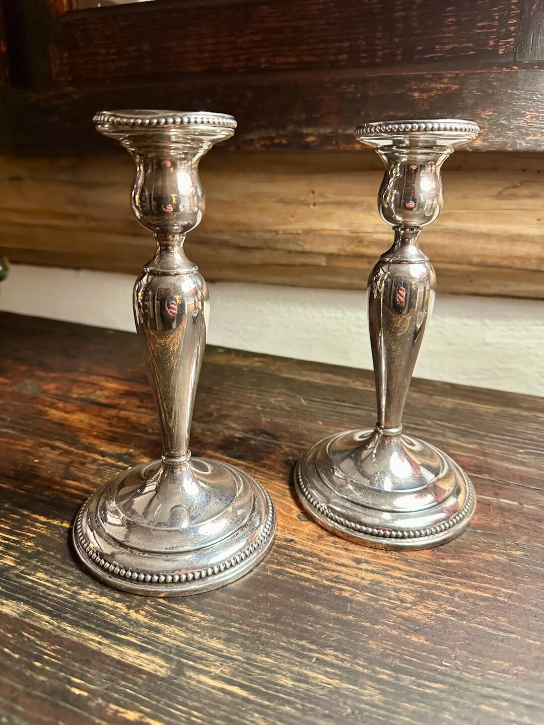 Candlesticks Sterling - Etsy