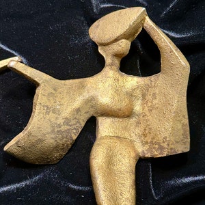 Mid Century Cast Iron Geisha Dancing Statues - Set of 2 - Etsy