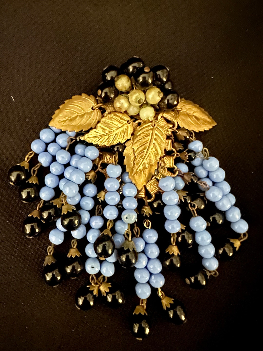 Miriam Haskell Brooch - Etsy