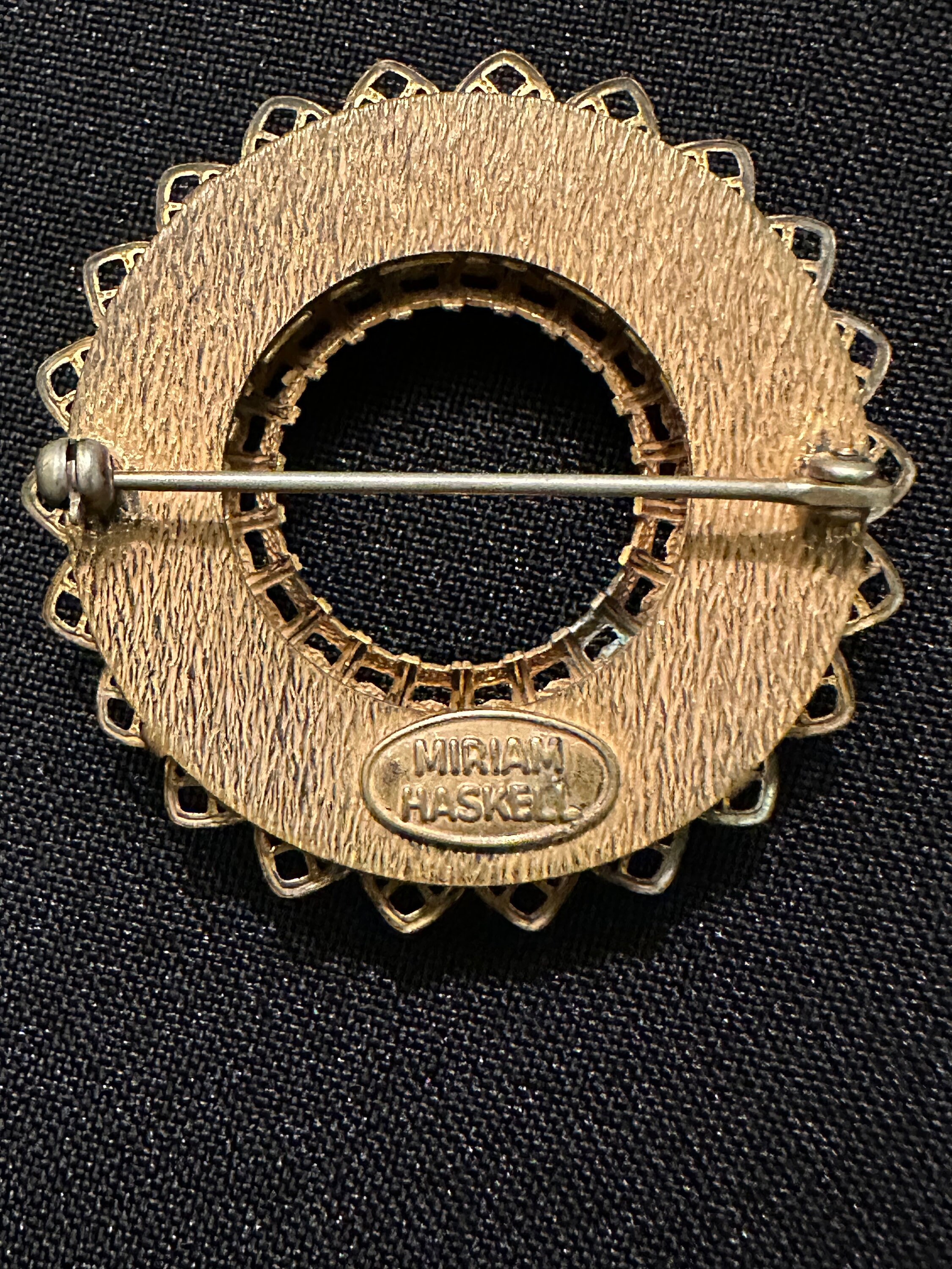 Miriam Haskell Pearl Brooch - Etsy