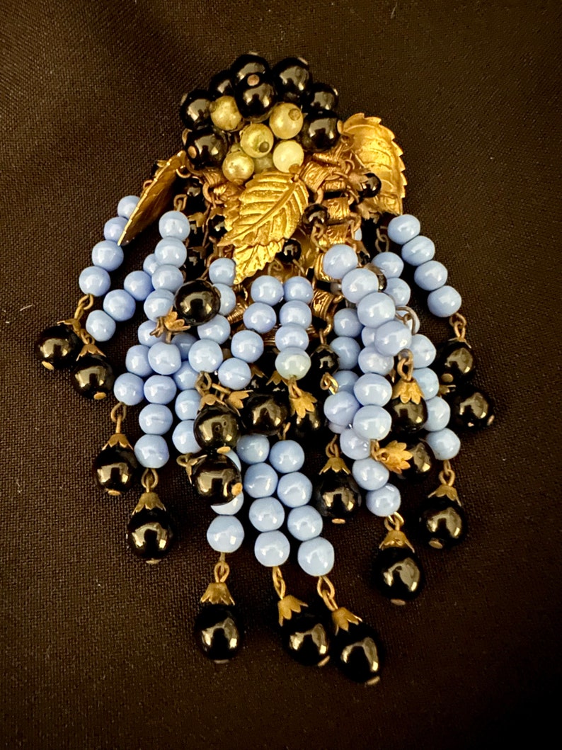 Miriam Haskell Brooch - Etsy