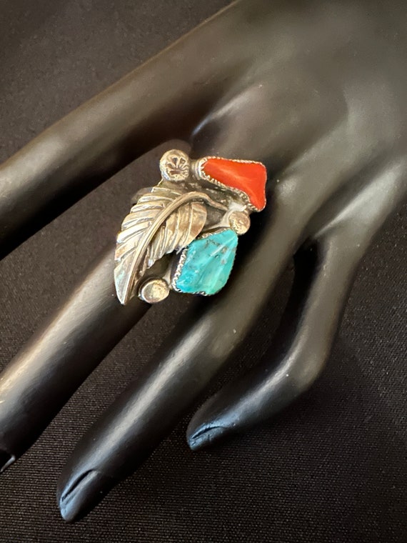 Turquoise Coral Ring by Ben Eustace - Gem