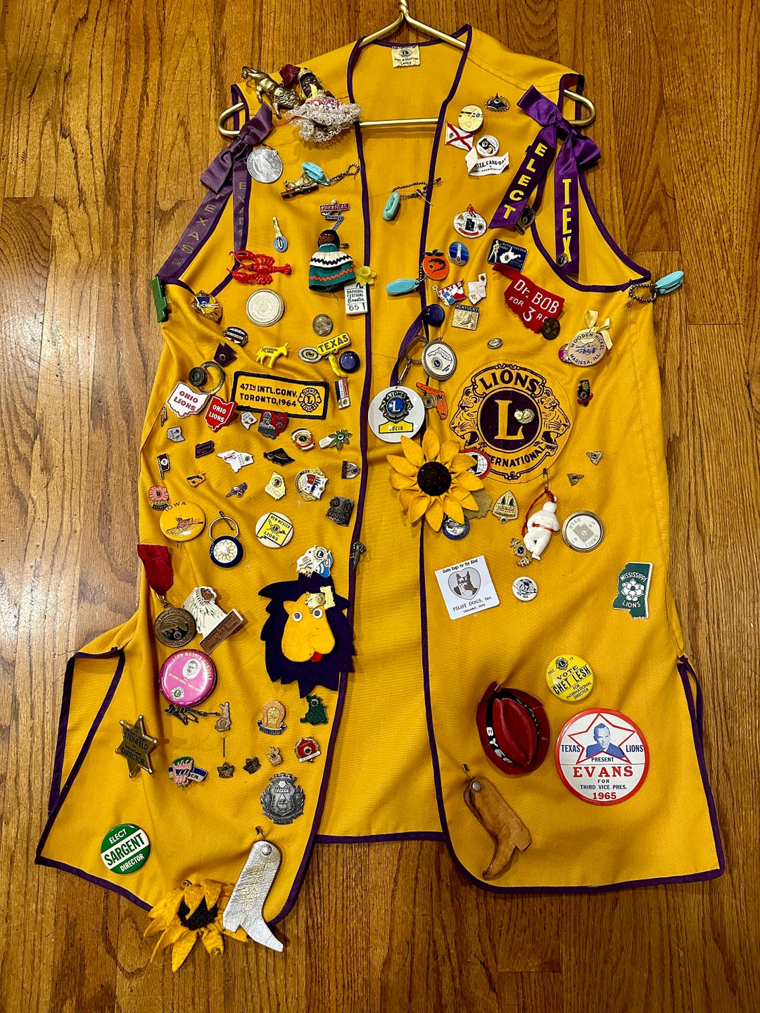 Lions International Club Long Vest - Etsy