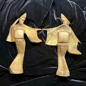 Mid Century Cast Iron Geisha Dancing Statues - Set of 2 - Etsy