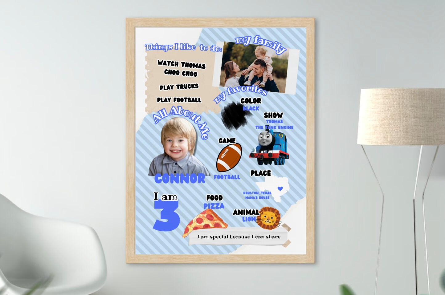 All About Me Poster - Etsy