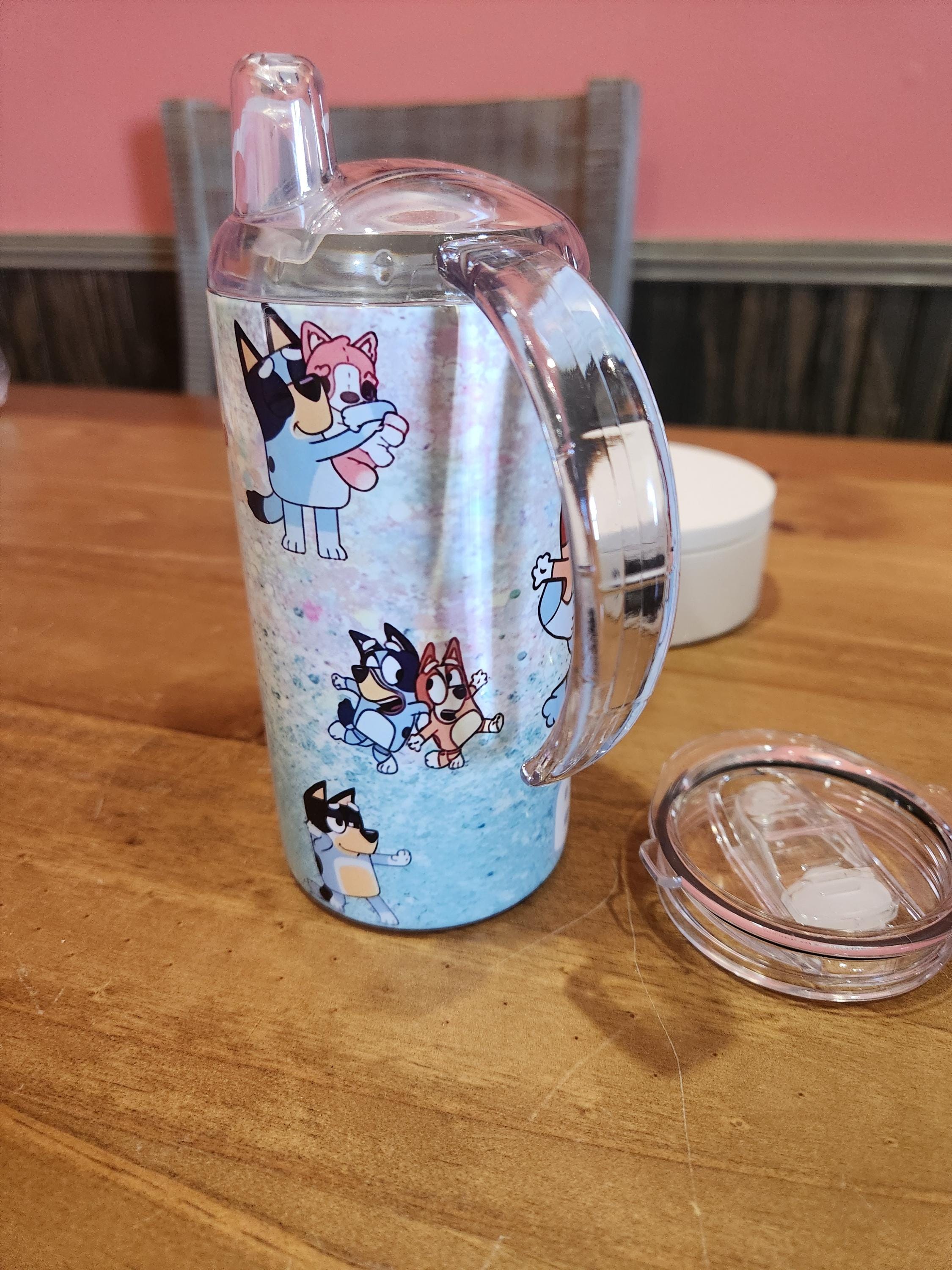 12oz Bluey Sippy Cup - Etsy