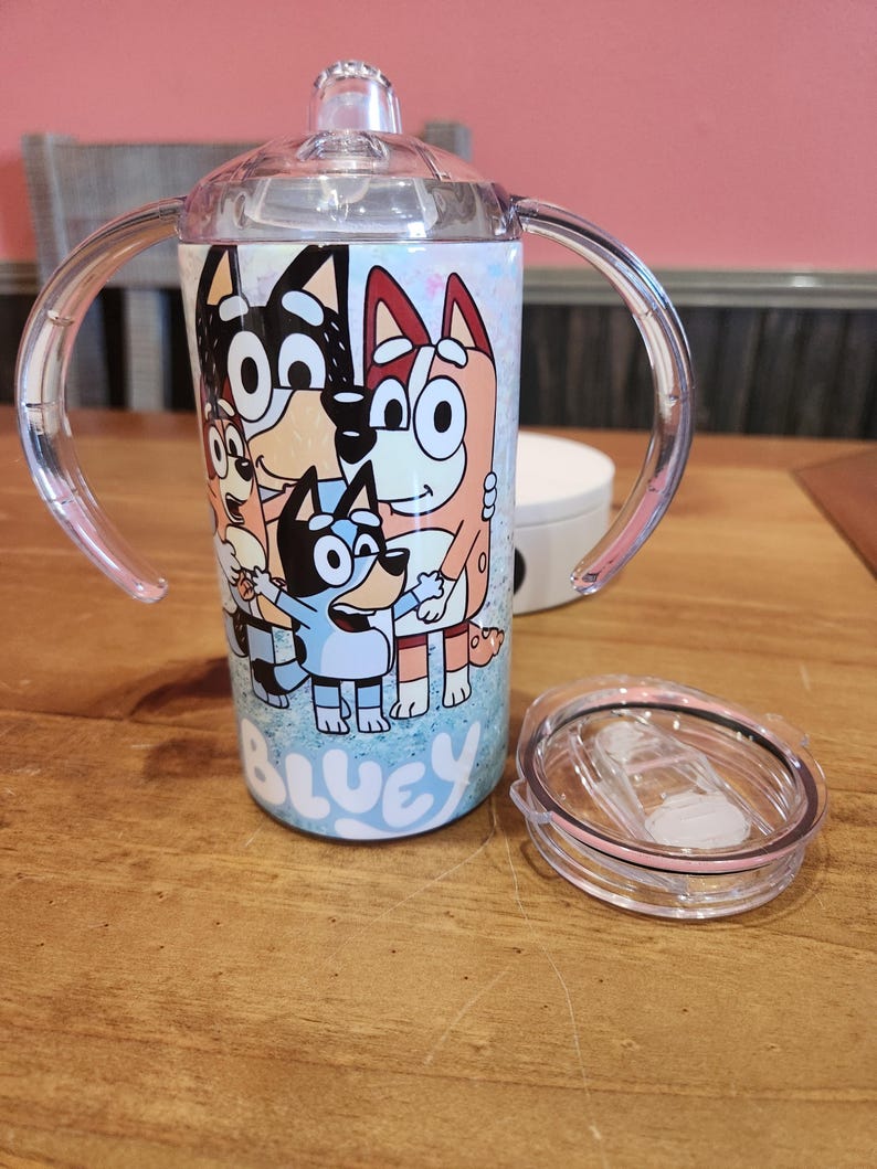 12oz Bluey Sippy Cup - Etsy