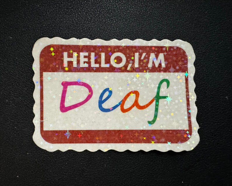 Hello I'm, Deaf, Hearing Aid, Cochlear Implant, Hard of Hearing ...