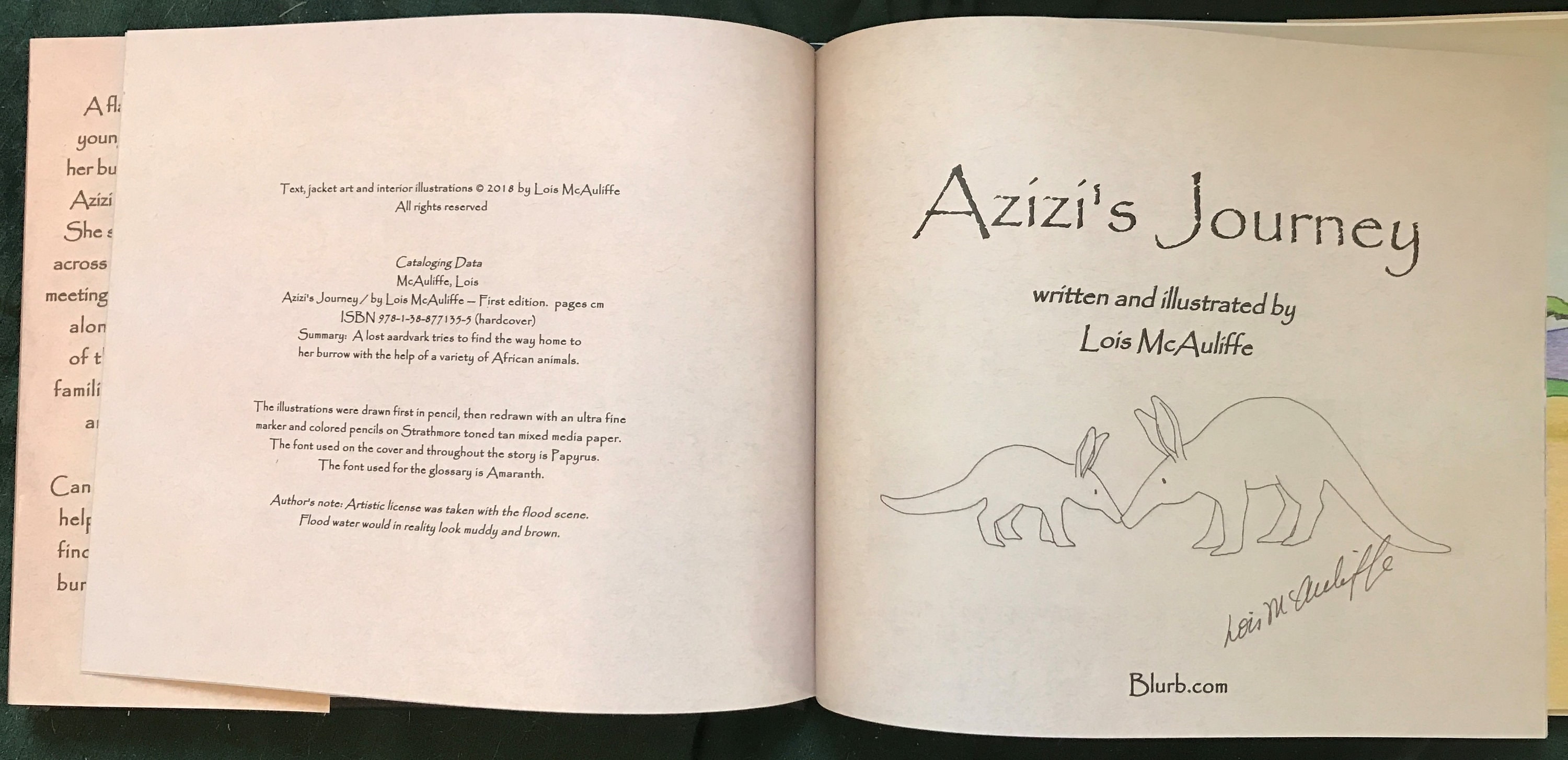 Azizi's Journey: a Little Lost Aardvark Encounters a Number of African ...