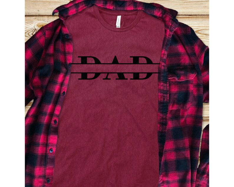 Dad Split Monogram SVG PNG - Etsy