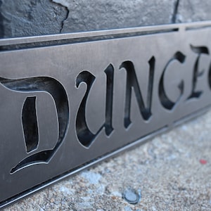 Custom DUNGEON Sign - Metal Sign, BDSM, Kink, Adult, Fetish ...