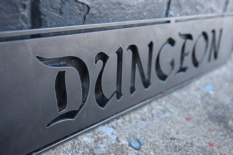 Custom DUNGEON Sign - Metal Sign, BDSM, Kink, Adult, Fetish ...