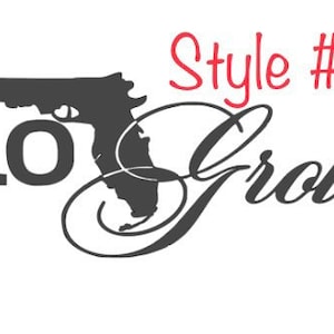 Flo Grown Car Decal / Florida Flo Grown Window Decal / Florida Decal ...